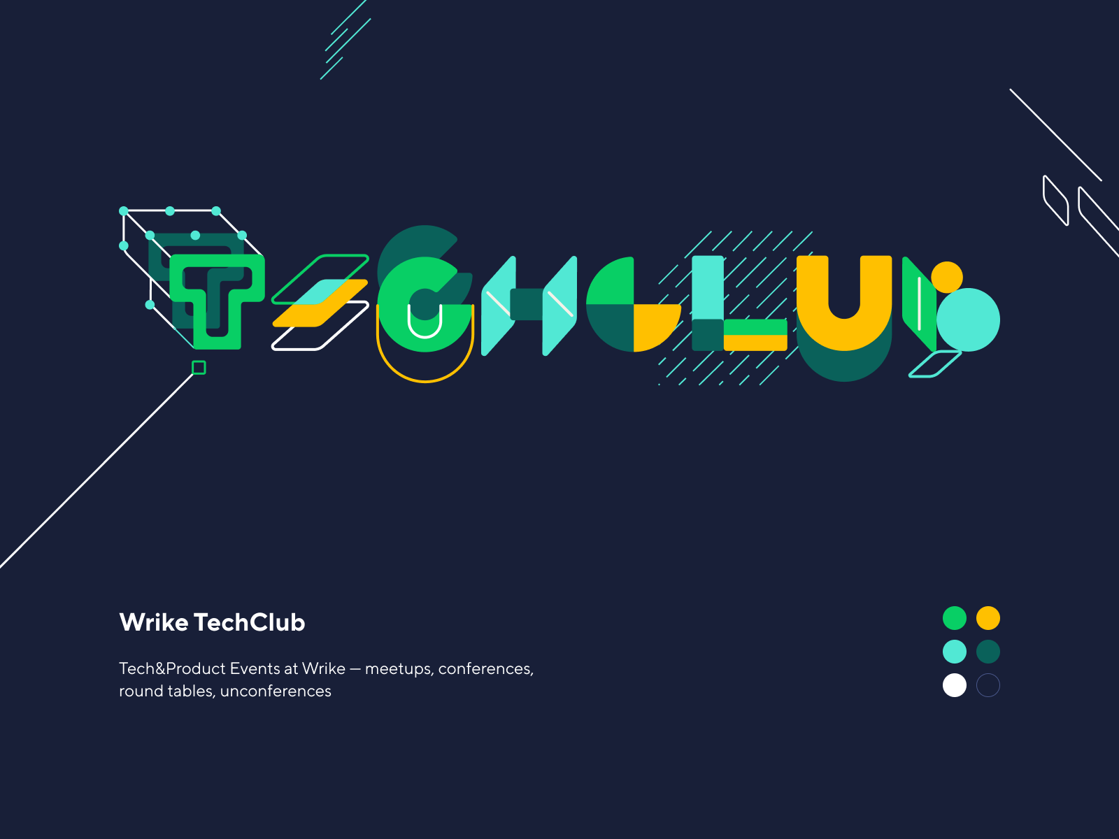 Wrike TechClub Logo by wrike design on Dribbble