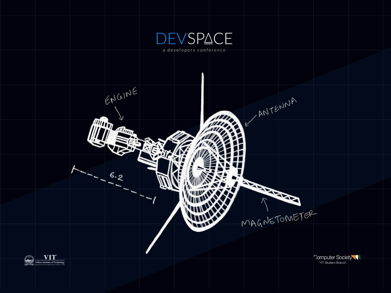 Satellite Side View - Illustration by Ruchica Sinha on Dribbble