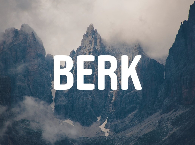 BERK - Display / Headline Typeface by Designova® Fonts on Dribbble