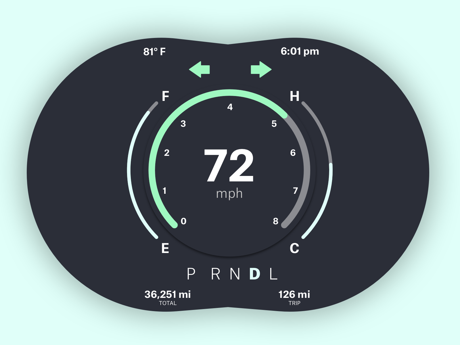 Car Interface / Dashboard by Jordan Nguyen on Dribbble