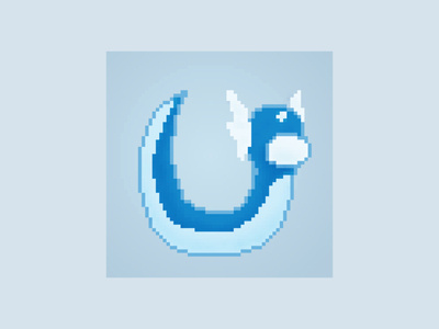 Dratini Pixel Art