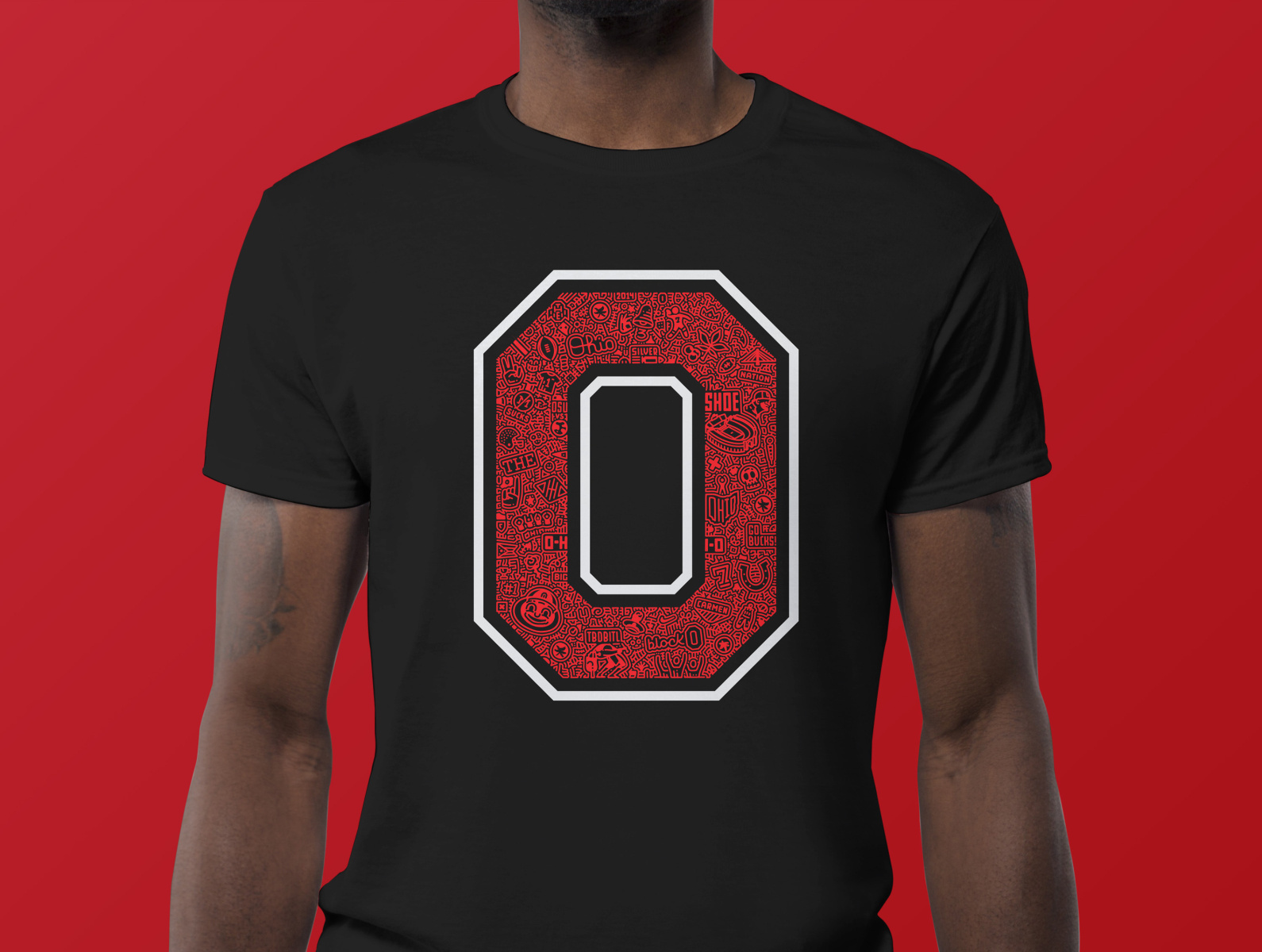 Ohio State 'Block O' Doodle by Stephen Biddle on Dribbble
