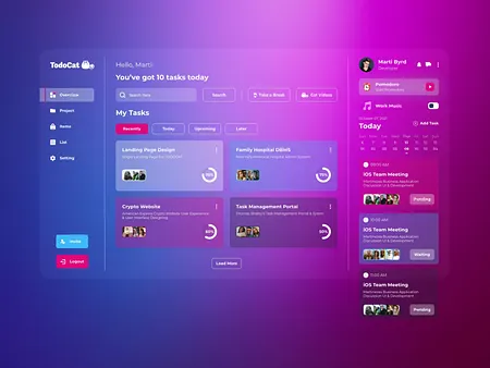 Cat UI designs, themes, templates and downloadable graphic elements on ...