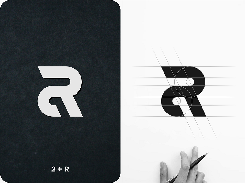 2R MONOGRAM LOGO by Meizzaluna Design on Dribbble
