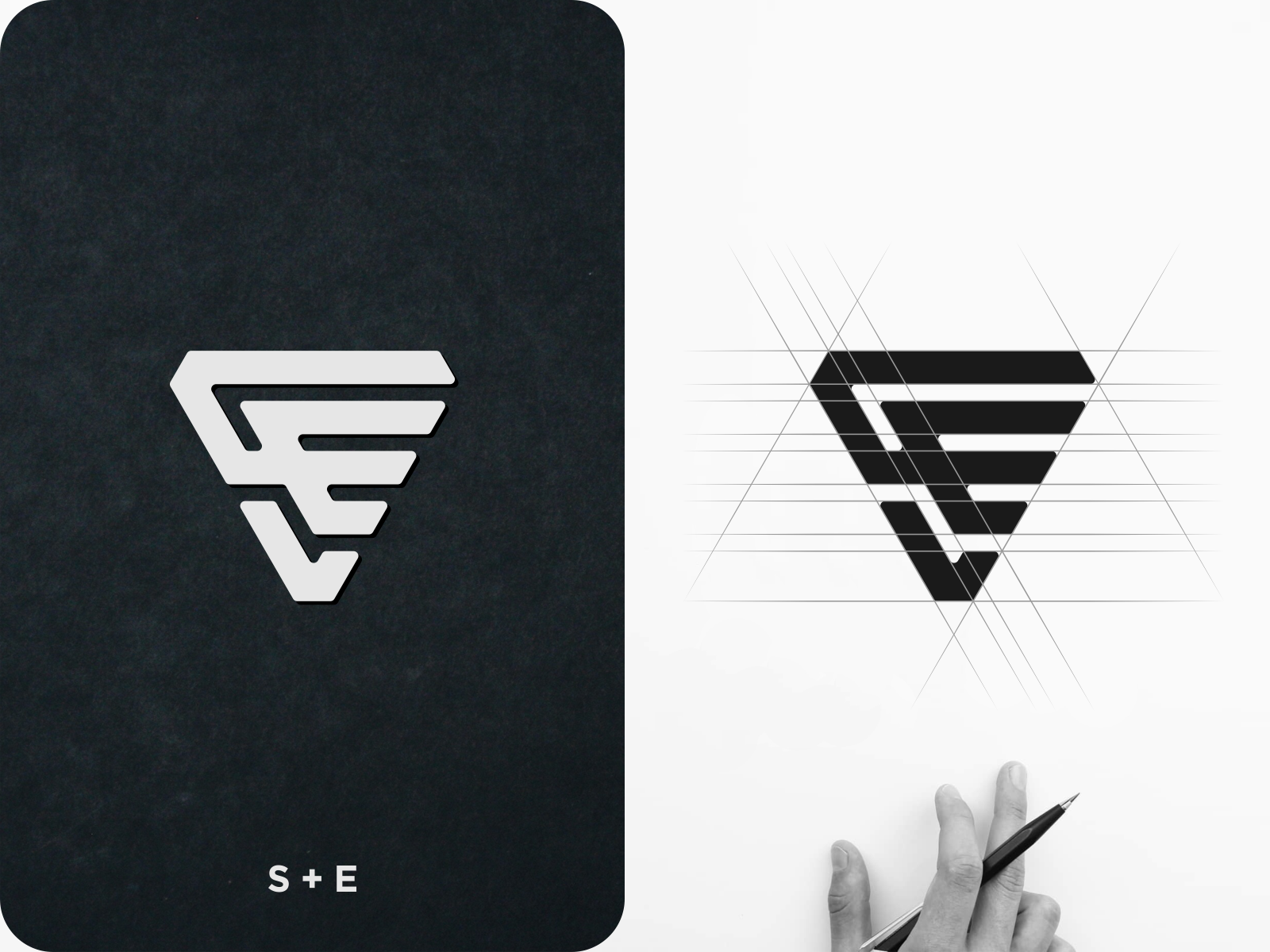 SE MONOGRAM LOGO by Meizzaluna Design on Dribbble