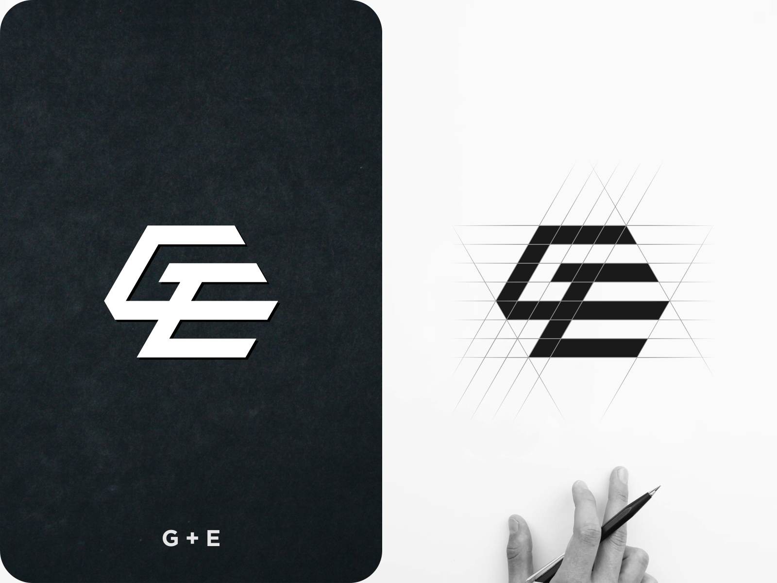 GE MONOGRAM LOGO by Meizzaluna Design on Dribbble