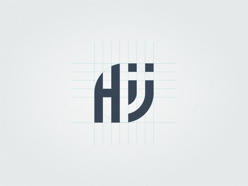 Hij Monogram by Meizzaluna Design on Dribbble