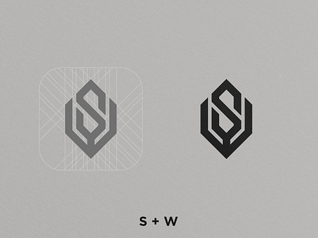 SW Monogram by Meizzaluna Design on Dribbble