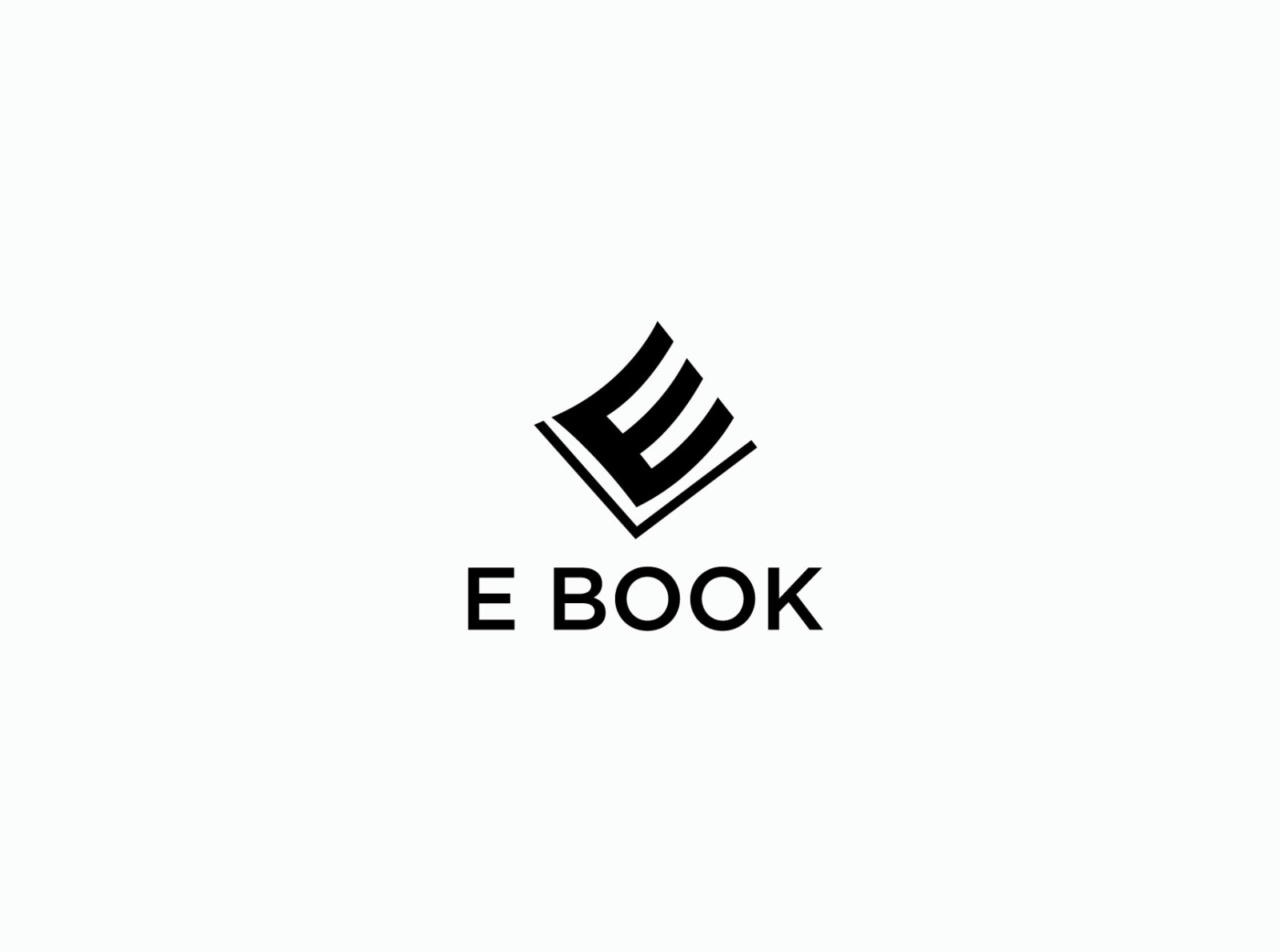 E book logo by Mahamud hasan Tamim on Dribbble