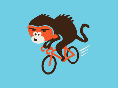 Fast Monkey by Brijean Brennan on Dribbble