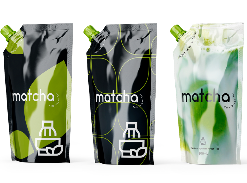 Matcha Keto - Packaging Design by asahedbonilla.com on Dribbble