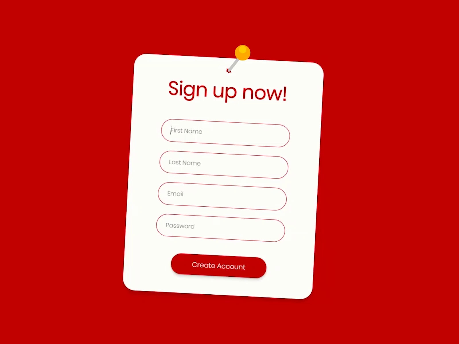 Hanging Form by Abdul Rauf on Dribbble