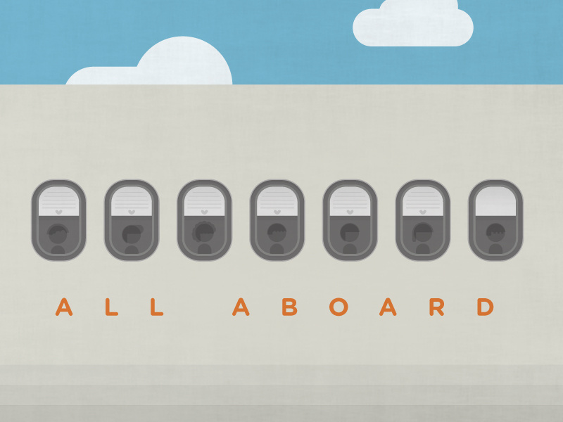 All Aboard by Dan Gardner on Dribbble