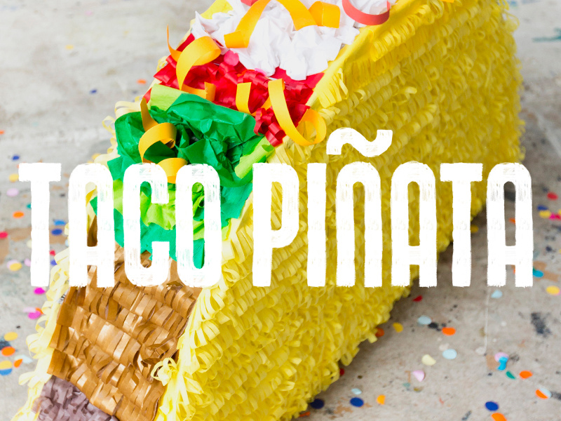 Taco Piñata Type by Hayden Davis on Dribbble