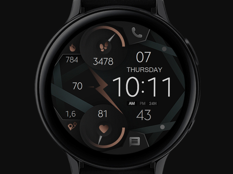 Abstract Watch Face by Monkey's Dream on Dribbble