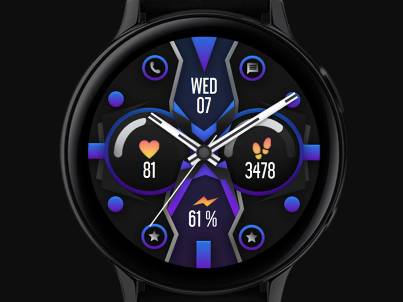 Colorful Watch Face by Monkey's Dream on Dribbble