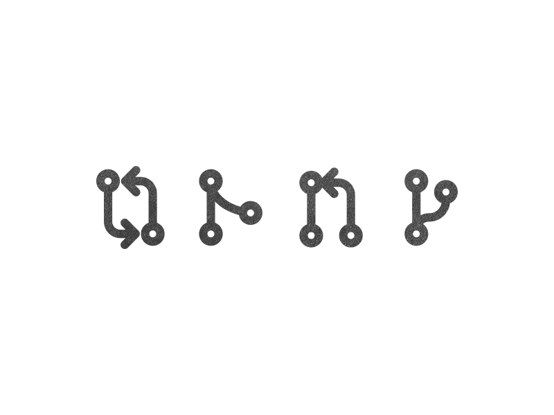 git icons by Joel Glovier on Dribbble
