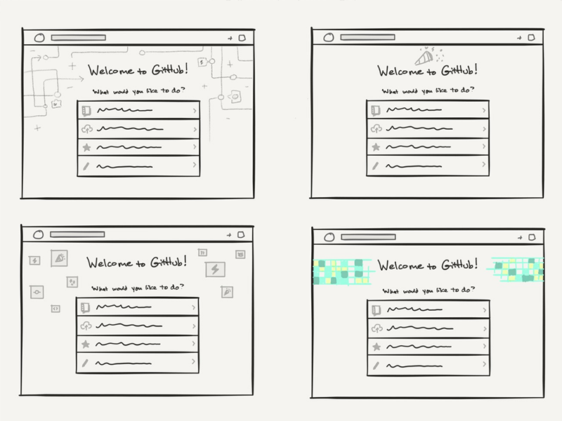 Getting Started Rough Sketches By Joel Glovier For Github On Dribbble 