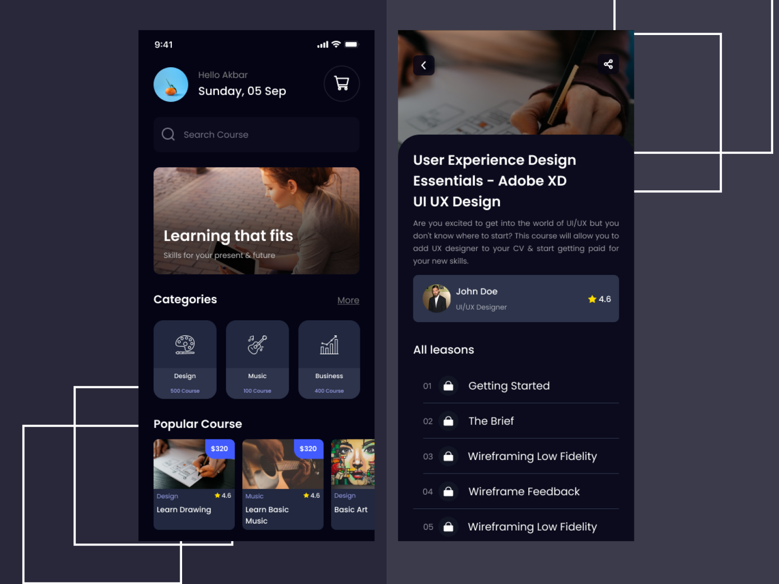 Online Course Mobile Application by Akbar Bintang Wicaksono on Dribbble
