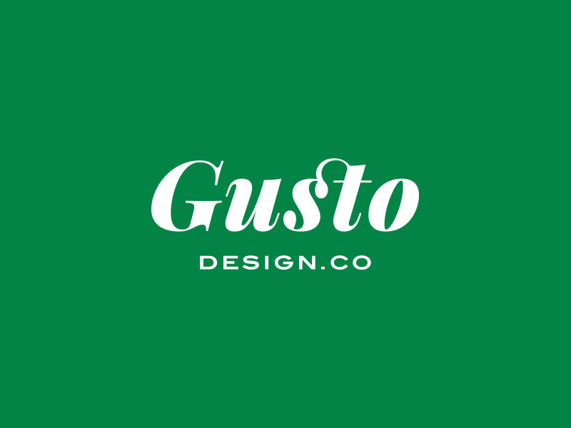 Gusto Design Co by Ryan Cuthriell on Dribbble