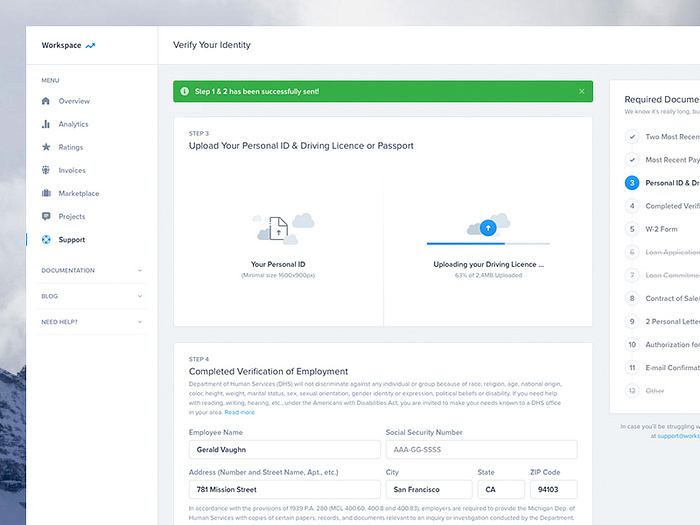 Upload Center - Dashboard UI Kit (New Screen) by Jan Losert on Dribbble
