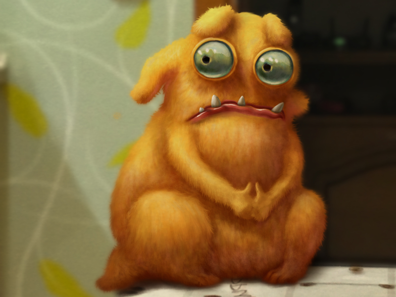 Kitchen waiting creature by Yanis Savolainen on Dribbble