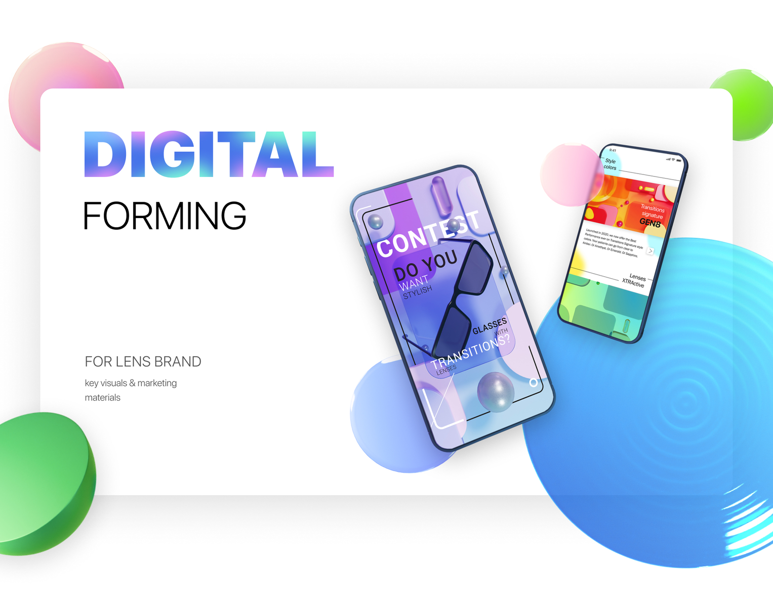 Transparent forms by Alexey Skorokhod on Dribbble