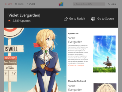 Redditbooru redesign - Portrait Overview by Ayane Satomi on Dribbble