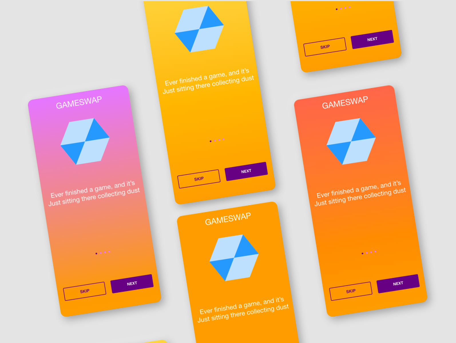 Gameswap color scheme by Shamsudeen Adedokun on Dribbble