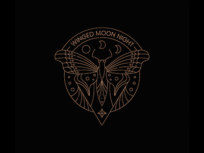 Winged Moon Night by Noiresor on Dribbble