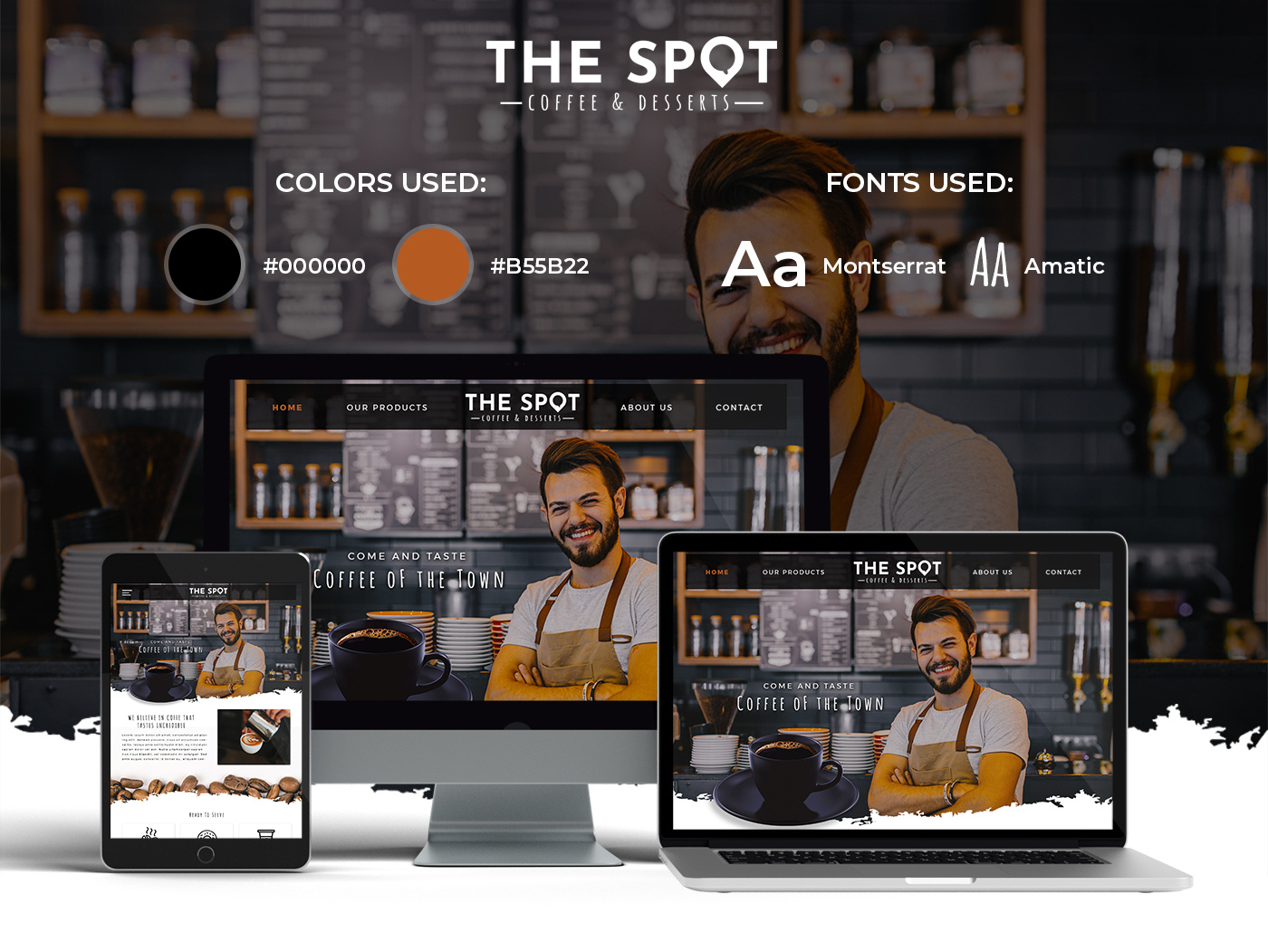 The Spot Website by Leislee Mamba on Dribbble