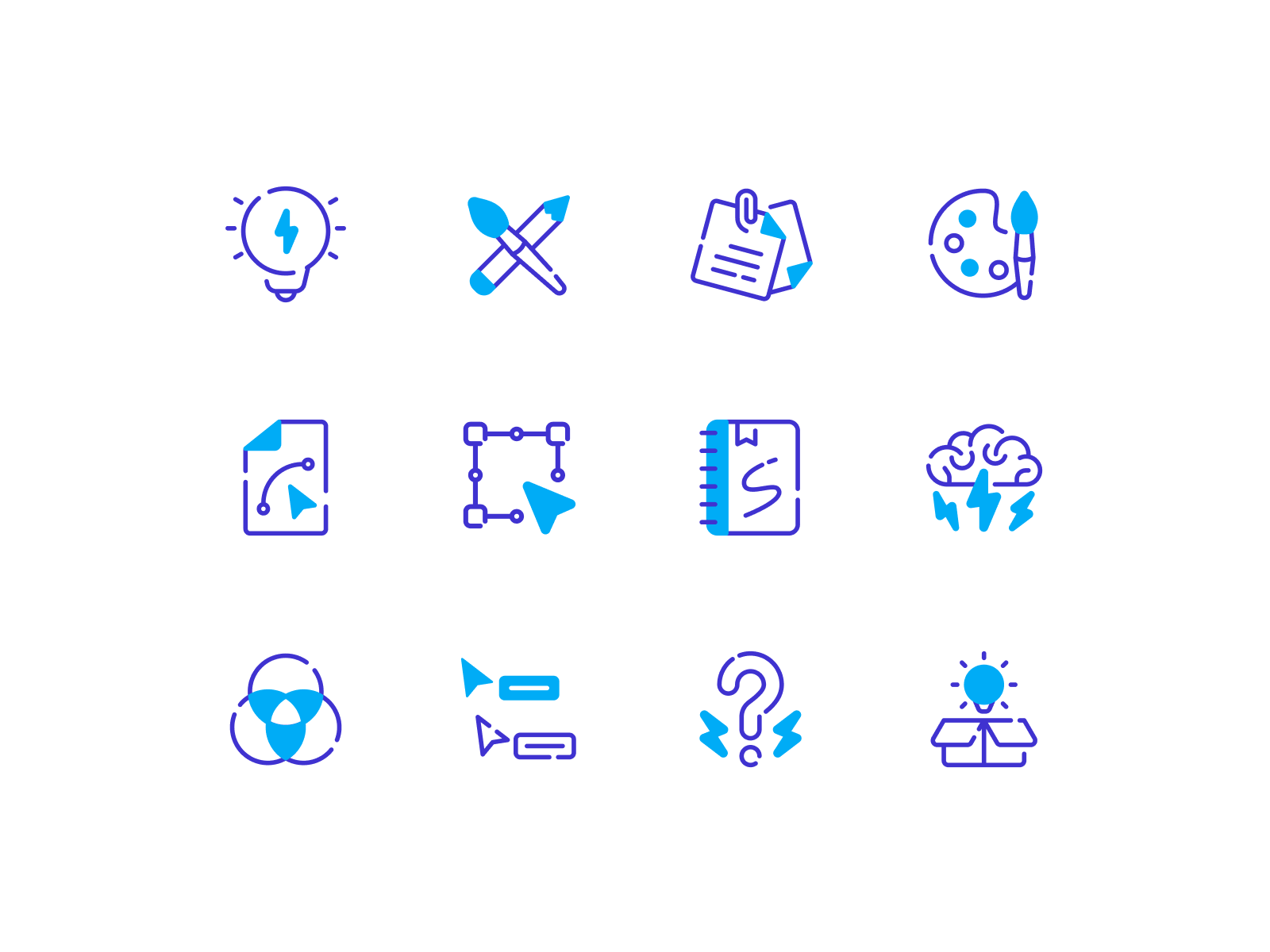 Creative Design Icon Set by Ghozy Muhtarom on Dribbble