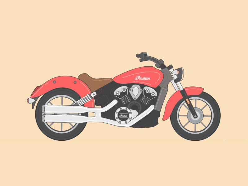 Indian scout illustration by Ajinkya Bhagwat on Dribbble