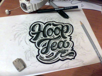 logo , sketch Hoop tea by kirillrichert on Dribbble