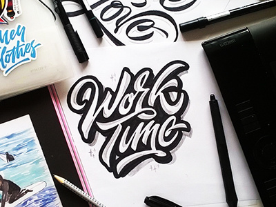 work time! by kirillrichert on Dribbble