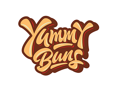 Logo 2 "Yummy Buns" for food company) by kirillrichert on Dribbble