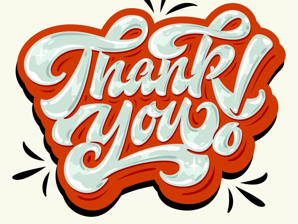 Hey! My lettering "Thank You!" by kirillrichert on Dribbble