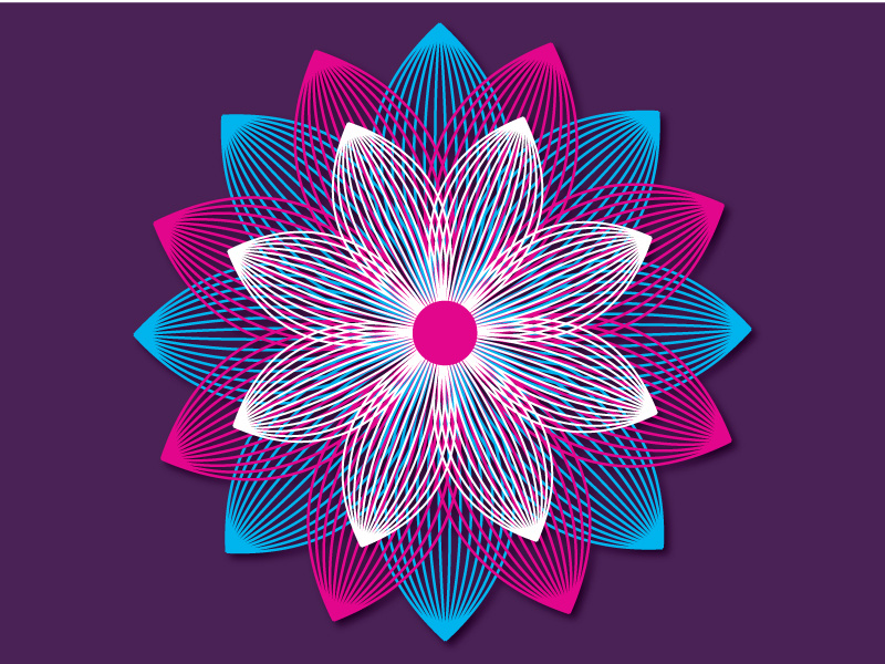 line art Flower by Most Najnin Aktar on Dribbble