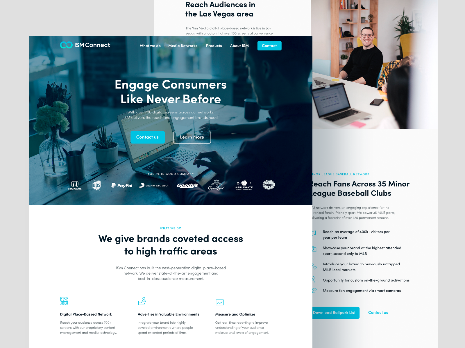 ISM Connect Website Design by Katya Kovalenko on Dribbble