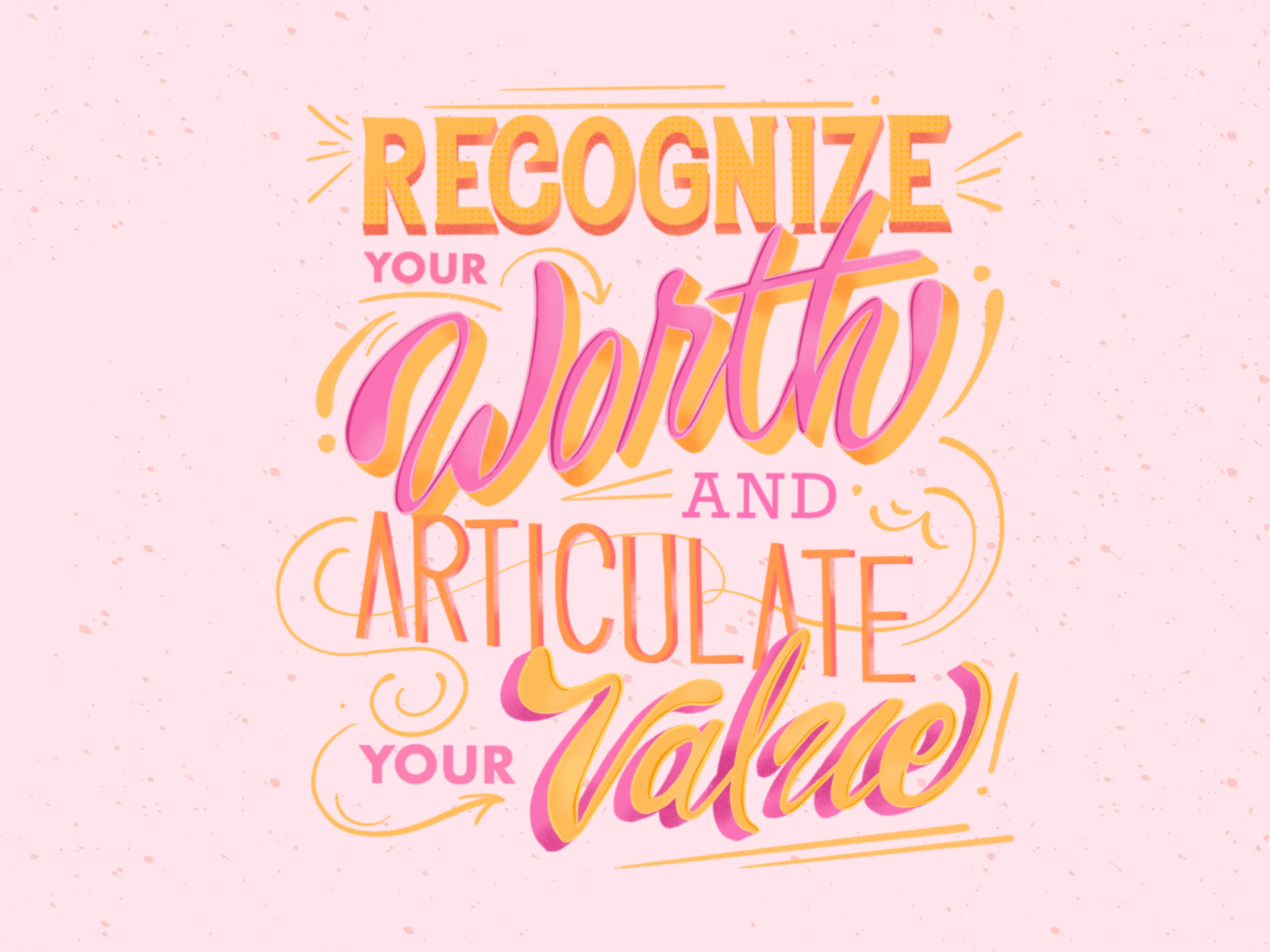 Recognize Your Value by Victoria Griffin on Dribbble