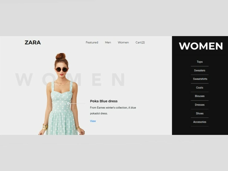 ZARA redesign concept ( UI & UX case study ) by ed mcgurrell on Dribbble