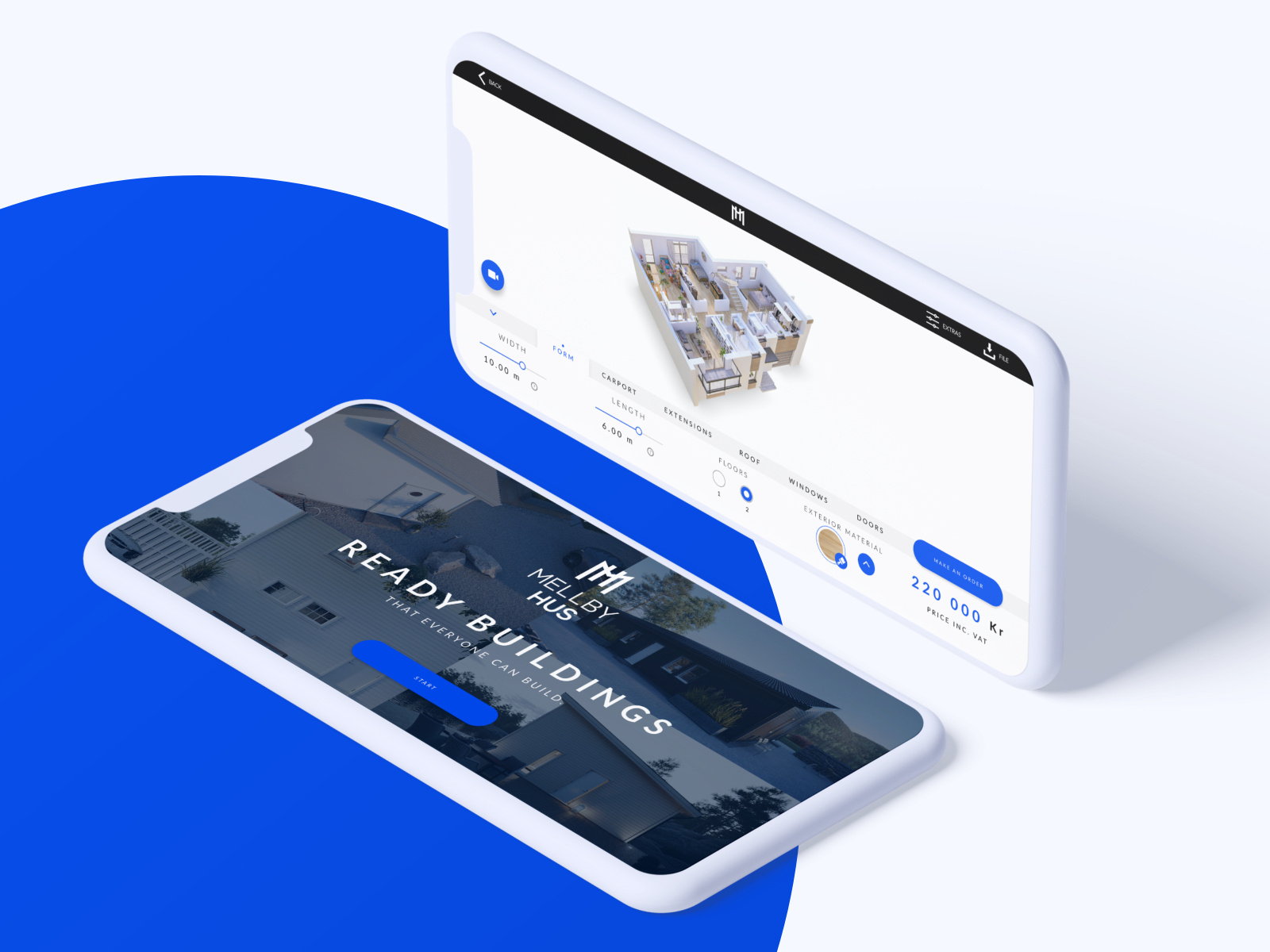 House Configurator App by Erwin Sokólski on Dribbble