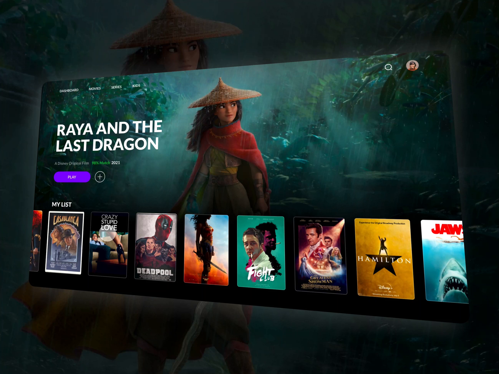 Streaming Service Concept by Jesse Showalter on Dribbble