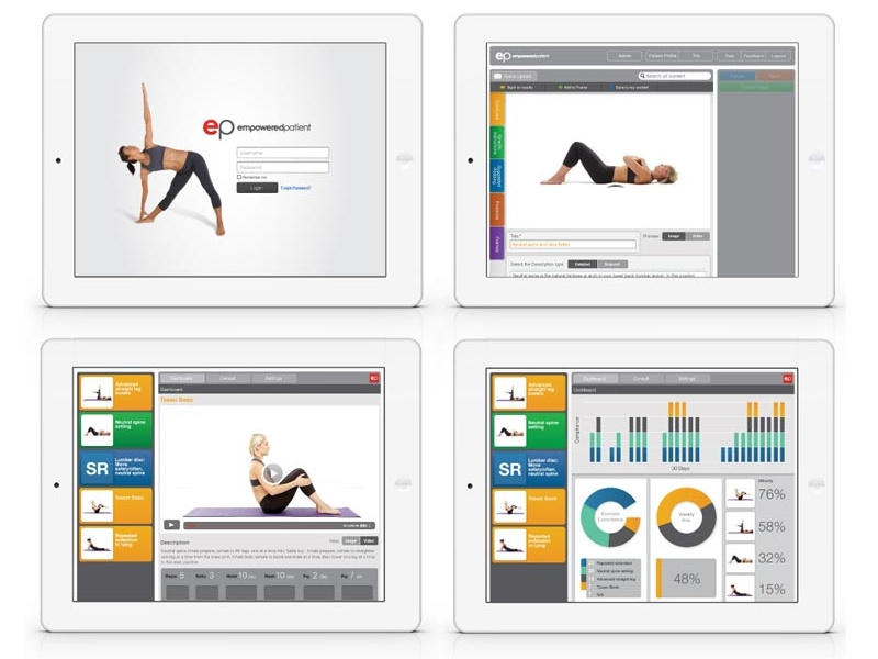 Exercise Interface by Alex Cameron on Dribbble