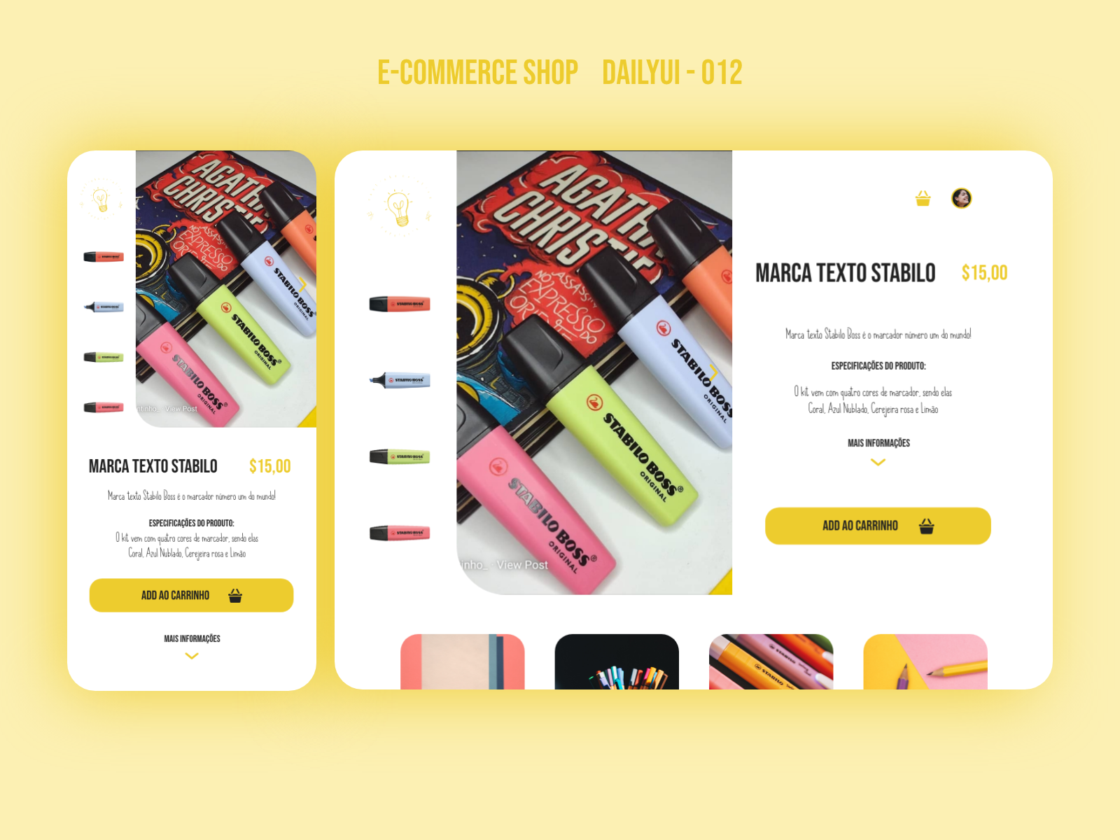 e-Commerce shop - DailyUI 012 by Erick Oliveira on Dribbble