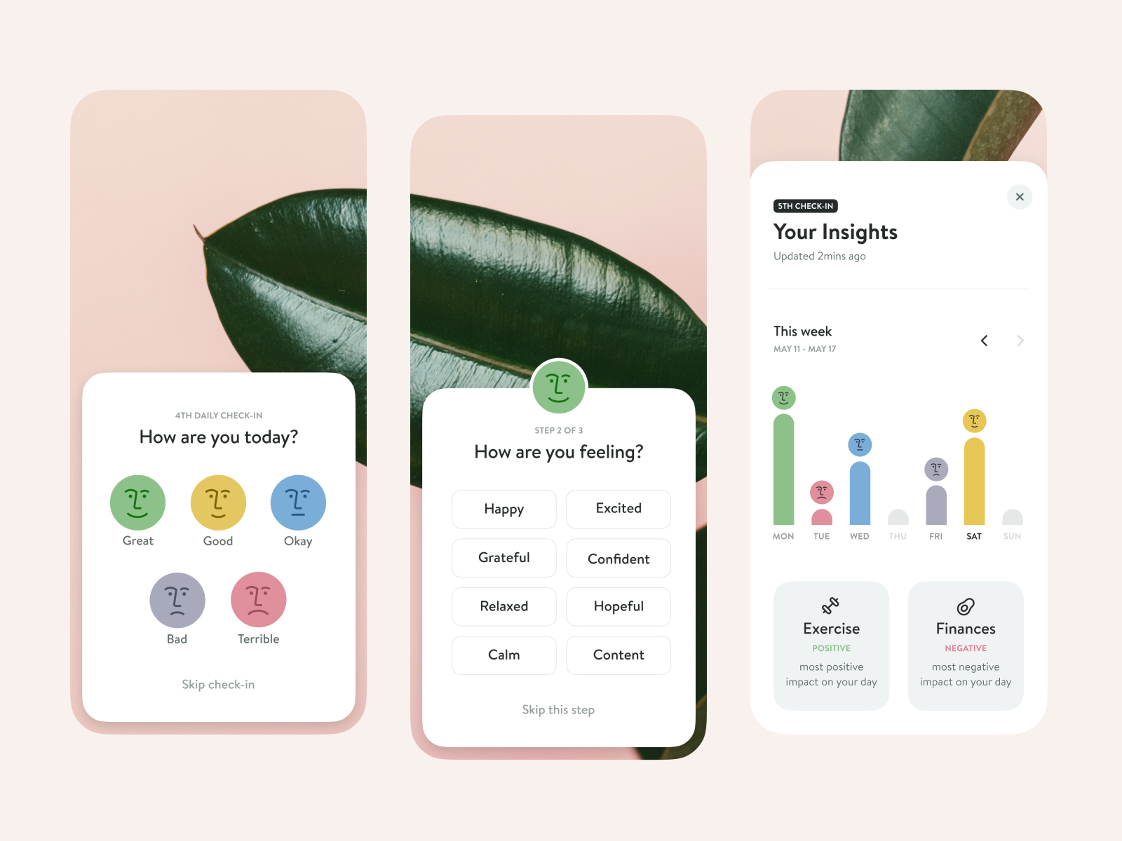 Daily Check-in by Andrew McKay on Dribbble