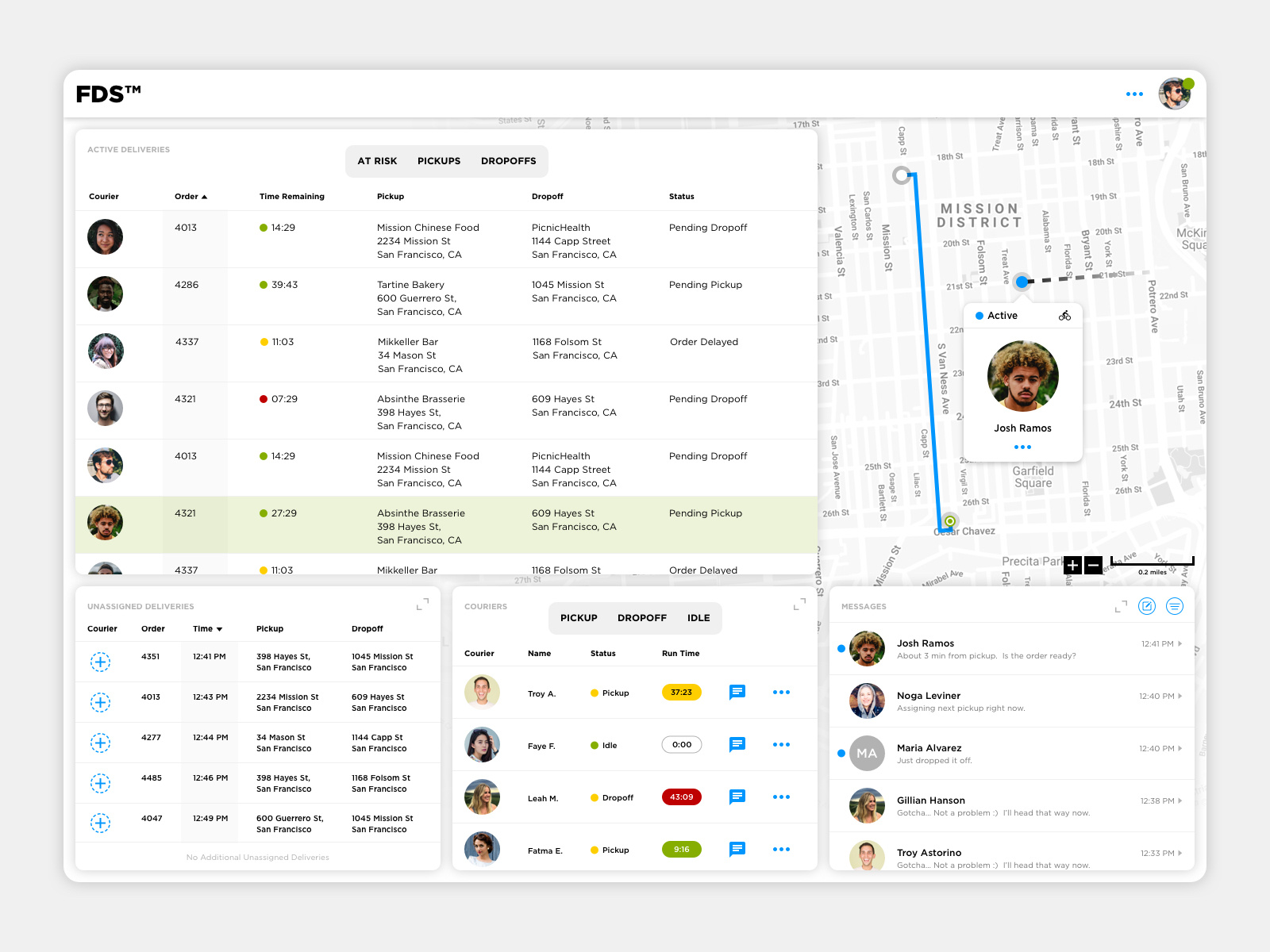 Food Delivery Service Concept by Colin Azeltine on Dribbble