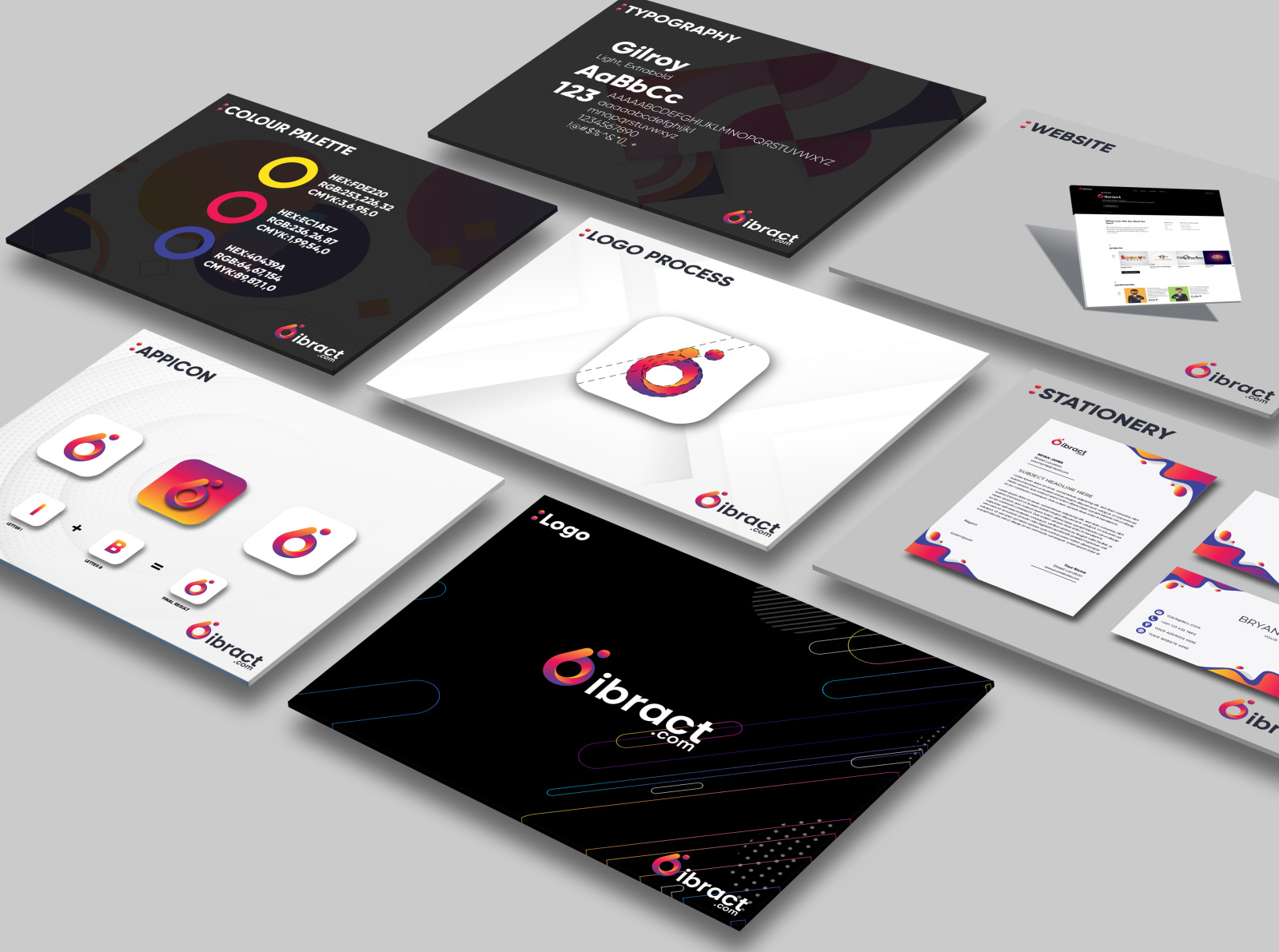 Ibract Branding by Danie Design Ltd on Dribbble