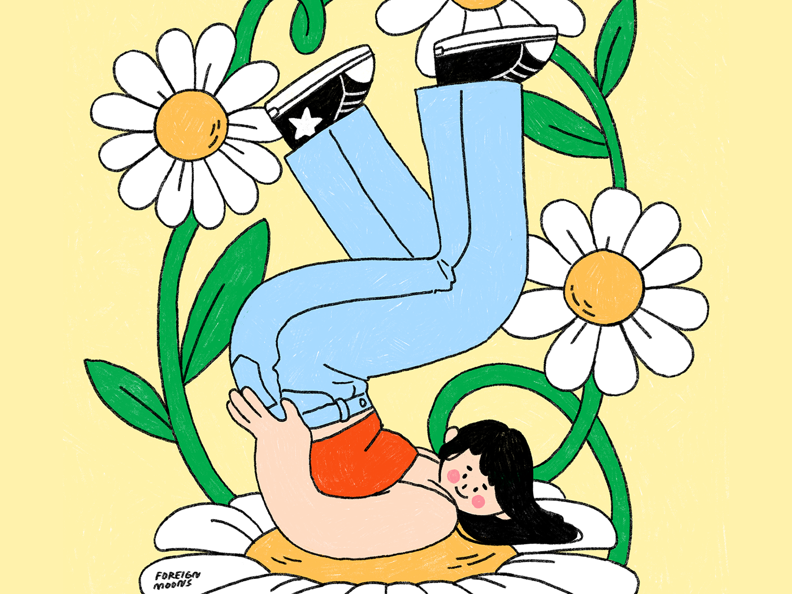 Whoops-a-Daisy! by Rachael on Dribbble