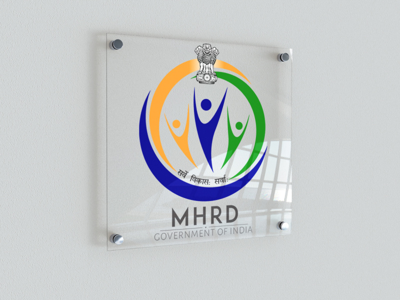 MHRD | Logo Competition by Jenish Dhanani on Dribbble
